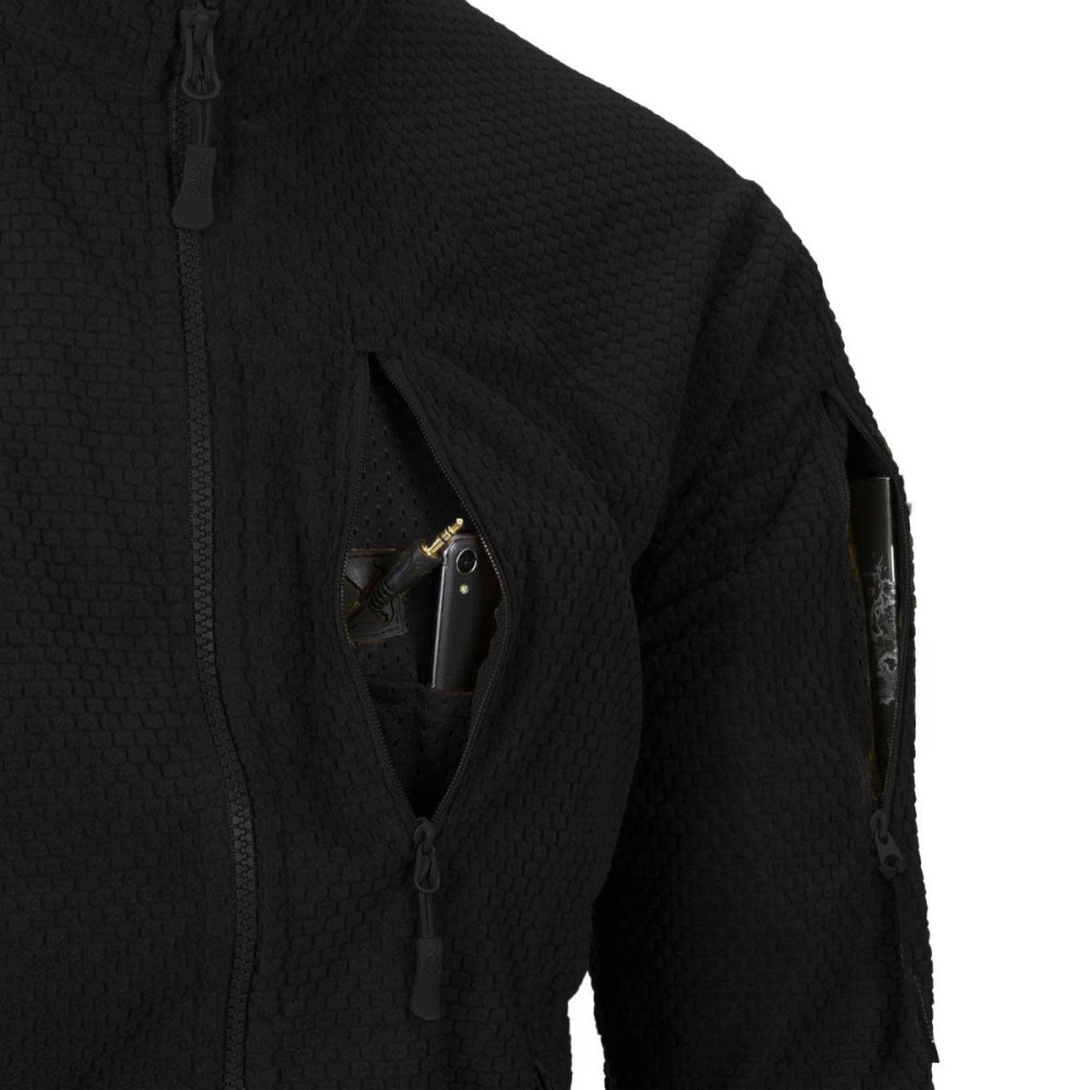 Кофта Helikon-Tex Alpha Tactical Grid Fleece, Black – Bergen